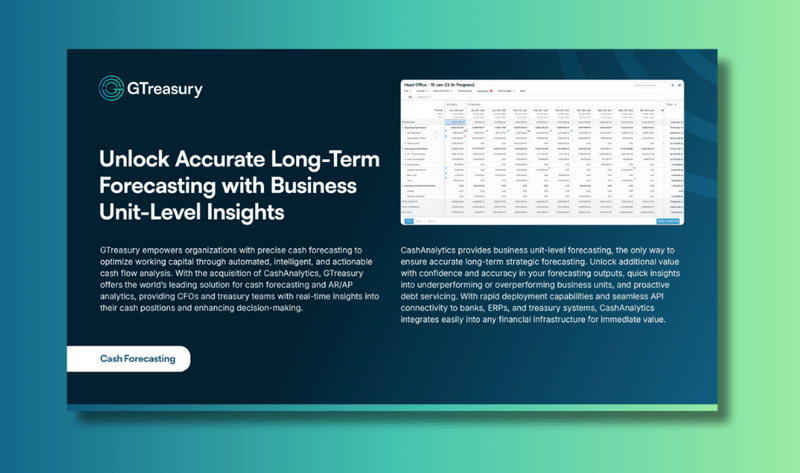 GTreasury Secures Investment from Hg to Accelerate Growth as a Global Treasury Management ...